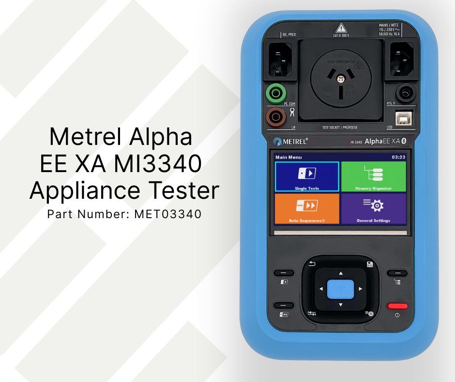The Metrel MI 3340 Alpha has been released – Test and Tag Supplies