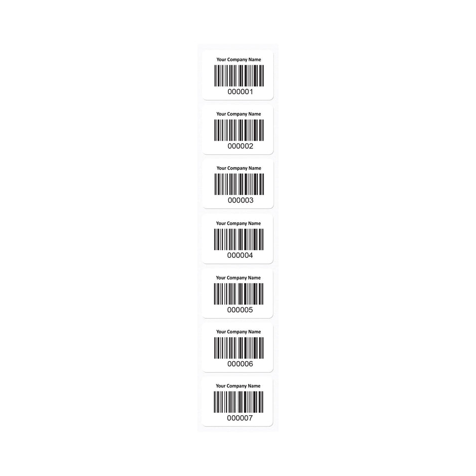 Custom Barcode Asset Labels